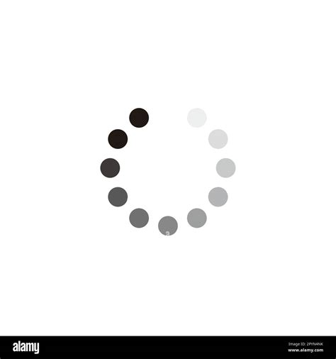 Loading Circles Rounded Geometric Simple Symbol Logo Vector Stock Vector Image And Art Alamy