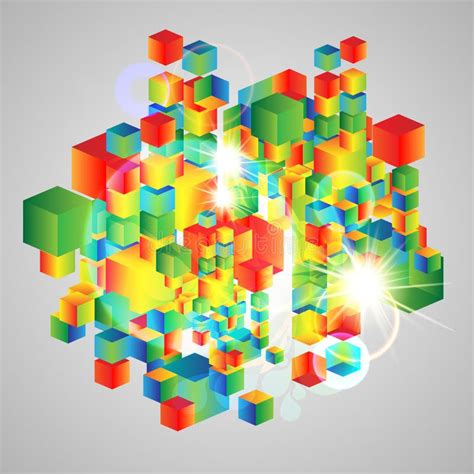 Abstract Cube Background Stock Vector Illustration Of Decorative 189157943