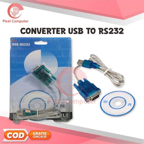 Jual Konverter Usb To Serial Kabel Usb Serial Rs232 Converter Usb