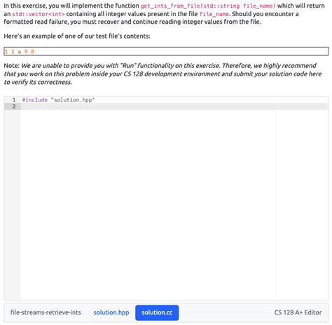 Solved C Declarations Are To Be Written In Solution Hpp Chegg