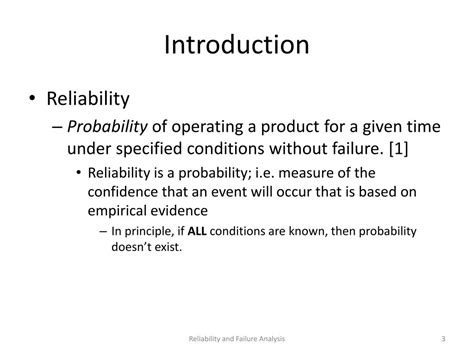 PPT Chapter Reliability And Failure Analysis PowerPoint