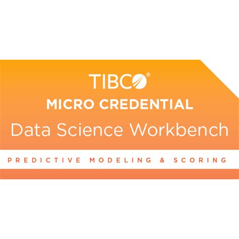 TMC TIBCO Data Science Predictive Modeling And Scoring Credly
