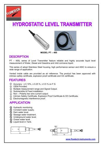 Electromagnetic Flowmeter Flowtech Measuring Instruments Pvt Ltd Pdf Catalogs Technical
