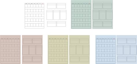 A4세로size 월간and주간플래너basic Ver갤럭시탭서식and아이패드서식굿노트 월간플래너 세로간편월간플래너플레슬 플래너 서식