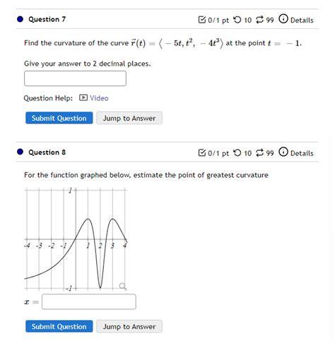 Solved Find The Curvature Of The Curve R T T T T At Chegg Com