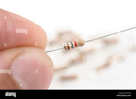 Closeup K Ohms Resistor Hi Res Stock Photography And Images Alamy