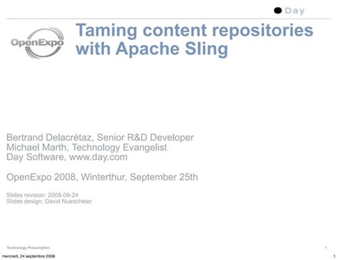 Taming Jcr With Sling Pdf Web Development Internet