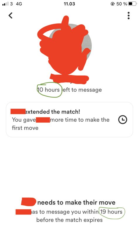 Is This A Bug The App Claims She Extended The Match And That I Gave Her More Time To Make The