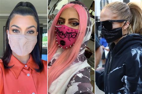 Celebrities Wear These Stylish Face Masks To Stay Safe