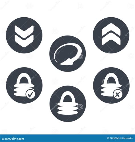 Padlock Sign Line Icon Open Lock Sign Icon Protection Sign Password