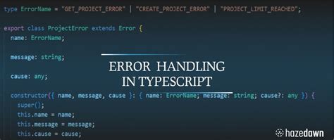 How To Efficiently Handle Errors In Typescript 🚀 Dev Community
