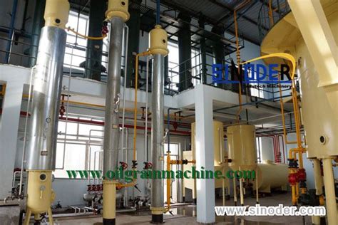 Edible Oil Solvent Extraction Plant Oil Cakes Solvent Extraction Sinoder Indutech Machinery