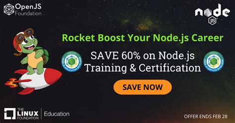 Save 60 On Node Js Certifications Courses Linux Foundation Education
