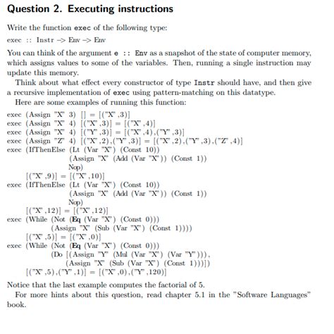 solved question 2 executing instructions write the function
