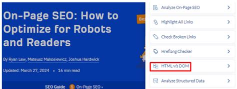 DOM Vs HTML What Is It And How To Check It Keywords Everywhere Blog