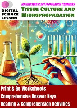 Tissue Culture And Micropropagation Horticulture Plant Propagation Techniques