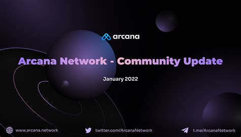 arcana network — community update — january 2022 by arcana network arcana network blog feb