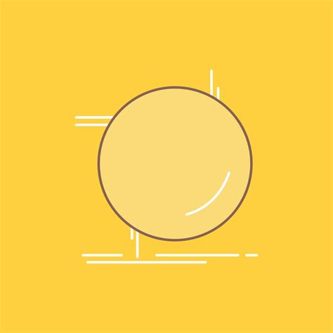 Chain Connect Connection Link Wire Flat Line Filled Icon Beautiful Logo Button Over Yellow