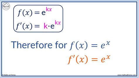 How To Differentiate Exponential Functions Mathsathome