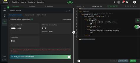 sudipto maity on linkedin gfg160 day19 sort012 dutchnationalflag problemsolving