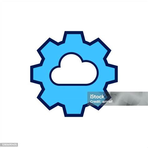 아이콘을 설정합니다 클라우드 기호로 설정합니다 클라우드 컴퓨팅 설정 개념입니다 벡터 일러스트레이션 벡터 아이콘 개념 개념에 대한 스톡 벡터 아트 및 기타 이미지 Istock