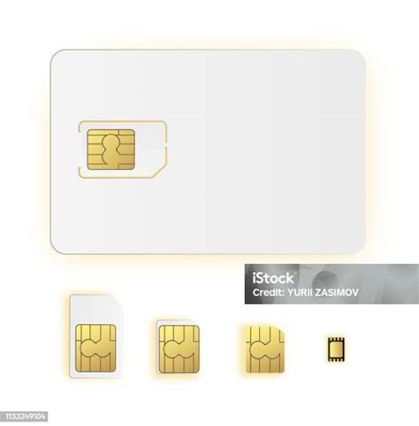 Esim 임베디드 Sim 카드 아이콘 기호 개념 새로운 칩 모바일 셀룰러 통신 기술 칩을 사용 하 여 모바일 장치에 대 한 Sim 카드를 설정 합니다 벡터 일러스트 3차원
