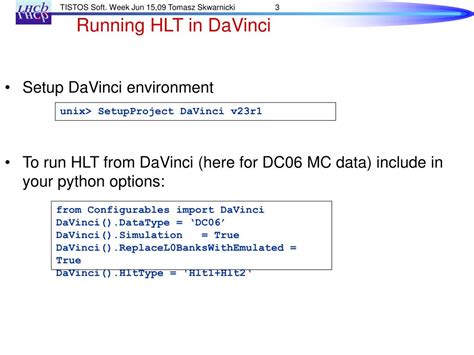 Ppt Hlt Raw Data And Tistos Tool C And Python Tutorial Powerpoint