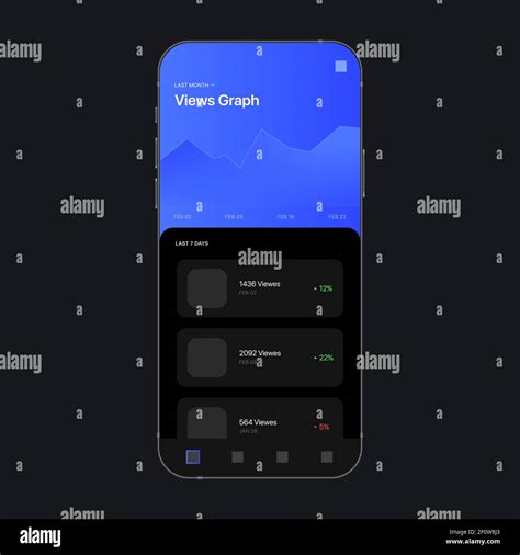 Analytics App Statistic Graph Ui Screen Concept Vector Illustration