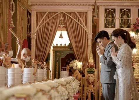 Photo Gallery “จินนี่ จุฑาภัค” ลูกสาว “ใหญ่ ฝันดี” เข้าพิธีแต่งงานเรียบง่ายที่วัดราชบพิธ