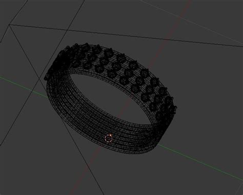 Blender 精致宝石戒指3d模型素材资源免费下载 Blender3d模型库