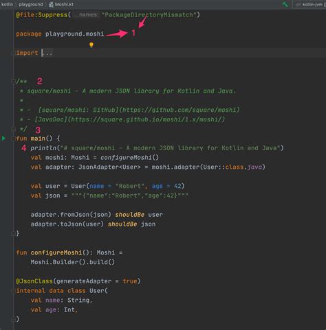 Kotlin Libraries Playground Moshi Kt