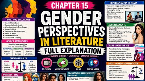 Gender Perspectives In Literature Chapter 15 Full Explanation