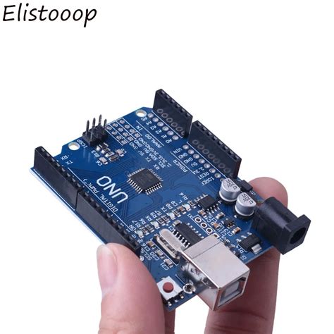 Set Uno R MEGA P ATMEGA U With Logo For Arduino Compatible With USB Cable In Circuits