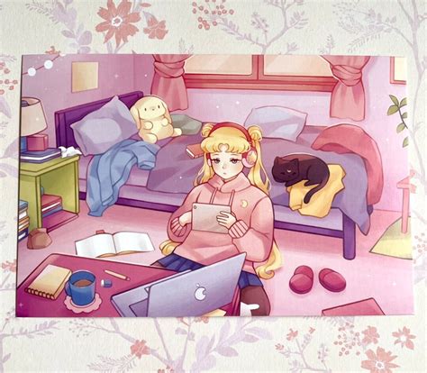 Sailor Moon Bedroom Sailor Moon X Mini Print Etsy