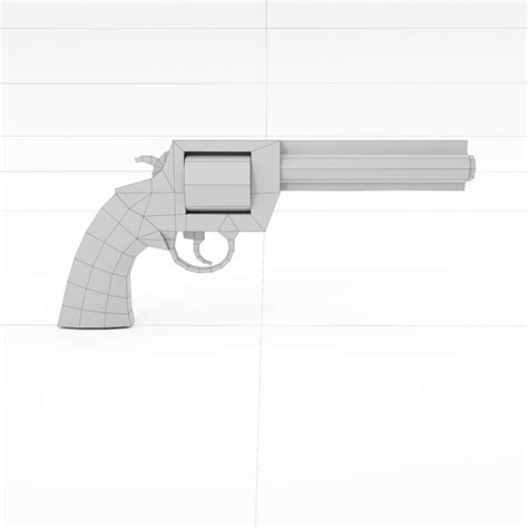 Colt Python Revolver Model TurboSquid