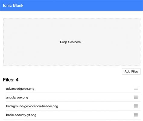 Multi File Upload With Ionic Angular Client Side Josh Morony