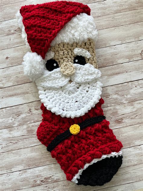 Crochet Pattern Instant Pdf Download Crochet Stocking Pattern Stocking Christmas