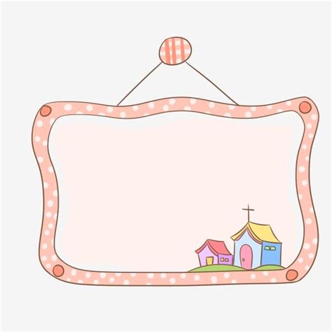 รูปน่ารัก การ์ตูน จี้ กรอบ Png ภาพประกอบ เส้นขอบแท็บลอยด์ เส้นขอบการ์ตูนน่ารักภาพ Png และ