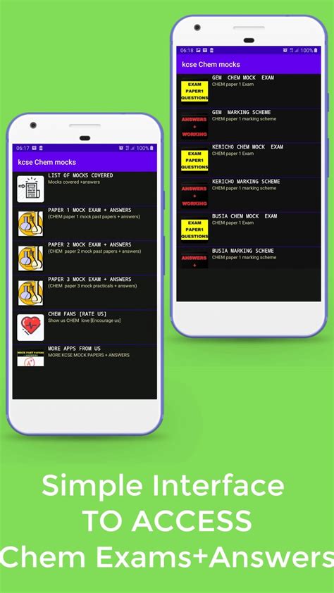 Chemistry Mock Exams Answers For Android Download