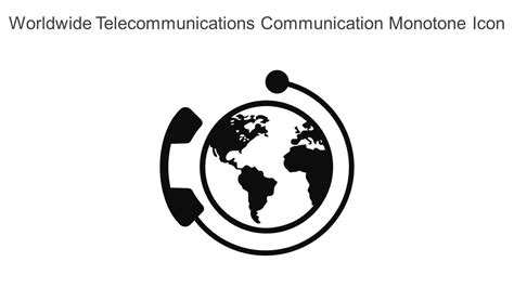 Worldwide Telecommunications Communication Monotone Icon In Powerpoint Pptx Png And Editable Eps