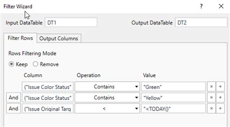 The Filter Wizard Of Filter Data Table Activity Doesn T Work Help UiPath Community Forum