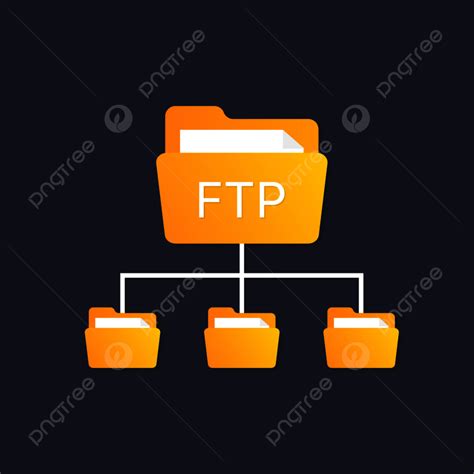 Ftp Vector Hd Images Color Ftp Protocol Simple Icon Design Color New PNG Image For Free Download