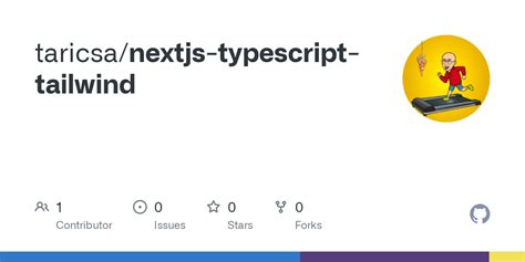 Github Taricsanextjs Typescript Tailwind