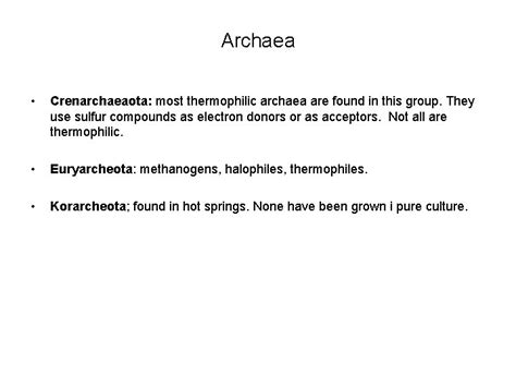 Taxonomy Of Bacteria And Archaea Modern Taxonomy Comprises