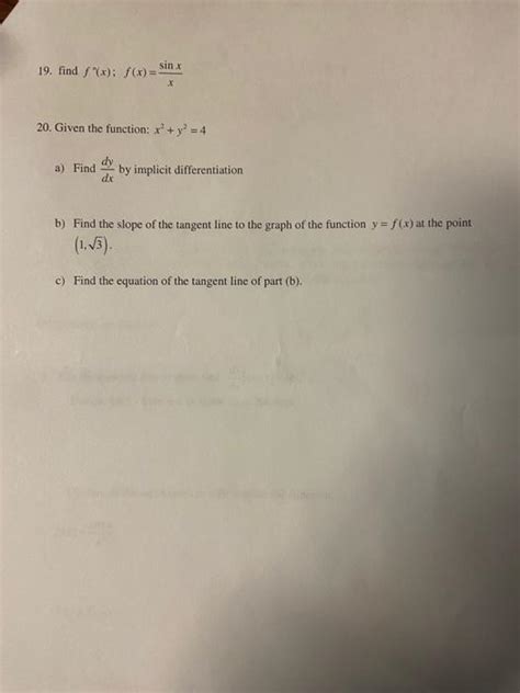 Solved Find F X F X Xsinx Given The Function Chegg Com