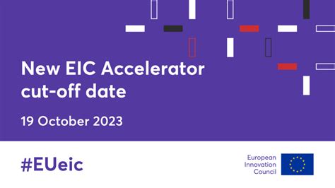 Eic Accelerator New Cut Off Date