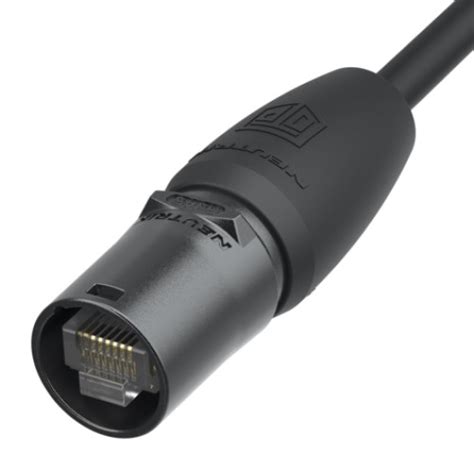 Neutrik Ne8mx B Top Cable Connector Carrier Ethercon Cat5 And Cat6a Black Full Compass Systems