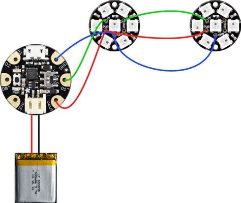 Gemma M0 Neopixel Ring Wiring Diagram