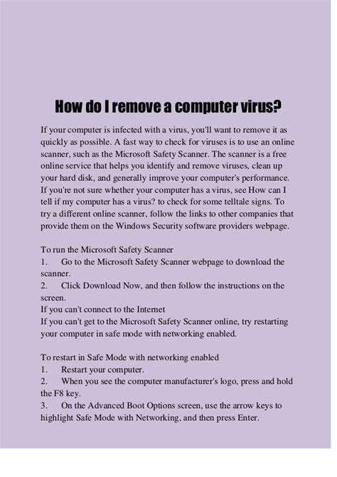 Computer Virus Microsoft Word