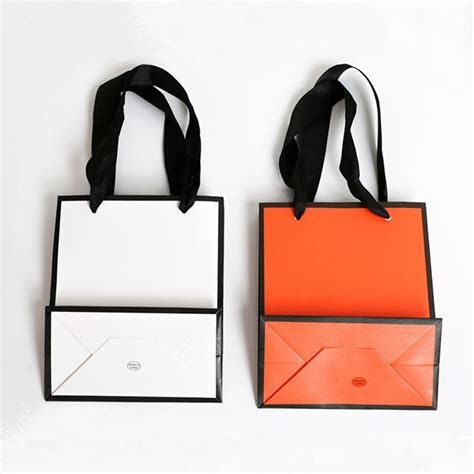 고급 명품 미니 쇼핑백 2color 선물 선물용 답례품 소형 작은 종이 가방 종이백